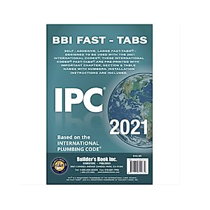 2021 International Plumbing Code (IPC) Fast-Tabs