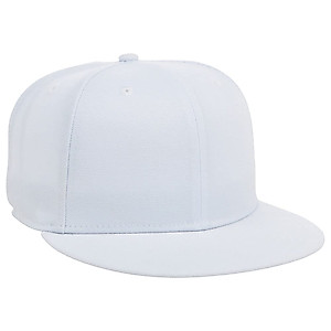 Lids Blank Dime Adjustable Snapback Hat White