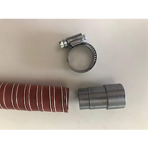 GenExhaust for Champion 2000 Watt Inverter Generator 1" Silicone tubing Exhaust Extension 2 Foot Length.