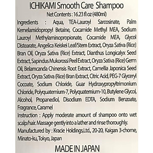 Ichikami Oil Control Gentle Smoothing Shampoo & Hair Care Set