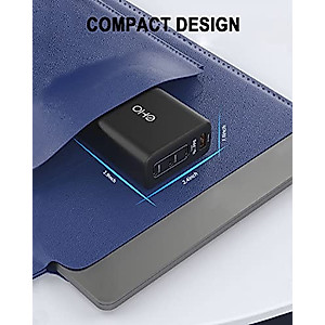 USB C Charger, 100W USB-C Power Adapter, Super Fast Charger for Samsung, GaN III Compact & Foldable Versatile Charger, 3 USB C+1 USB Port Charging Block Compatible with MacBook/iPhone/iPad, UL Listed