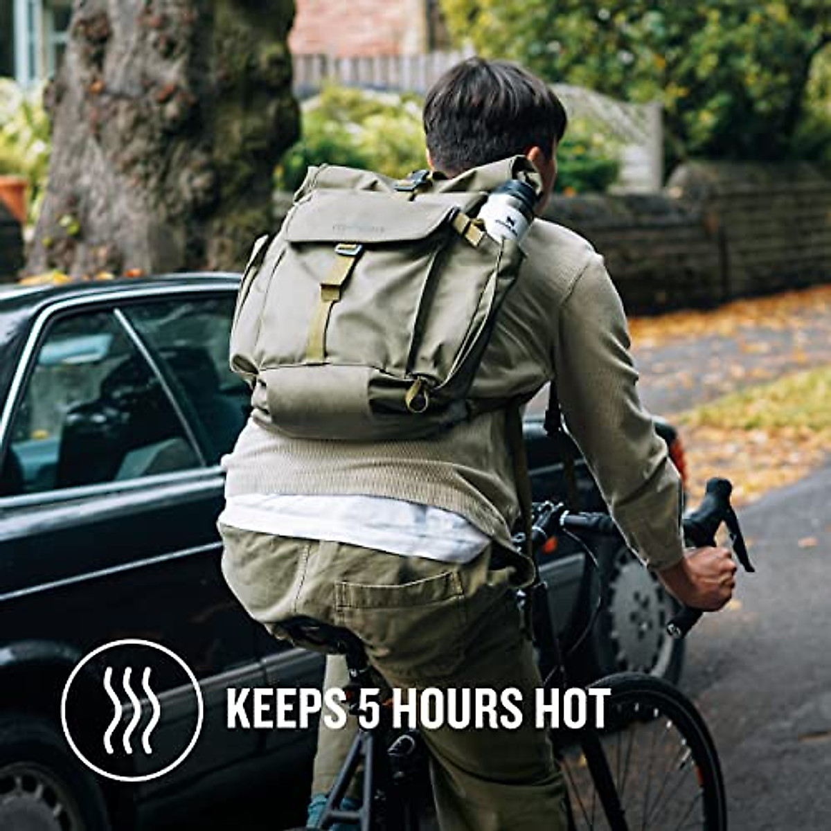 STANLEY Trigger Action Travel Mug 0.35L - Keeps Hot For 5 Hours - BPA-Free - Thermal Mug For Hot Drinks - Leakproof Reusable Coffee Cup - Dishwasher Safe - Polar