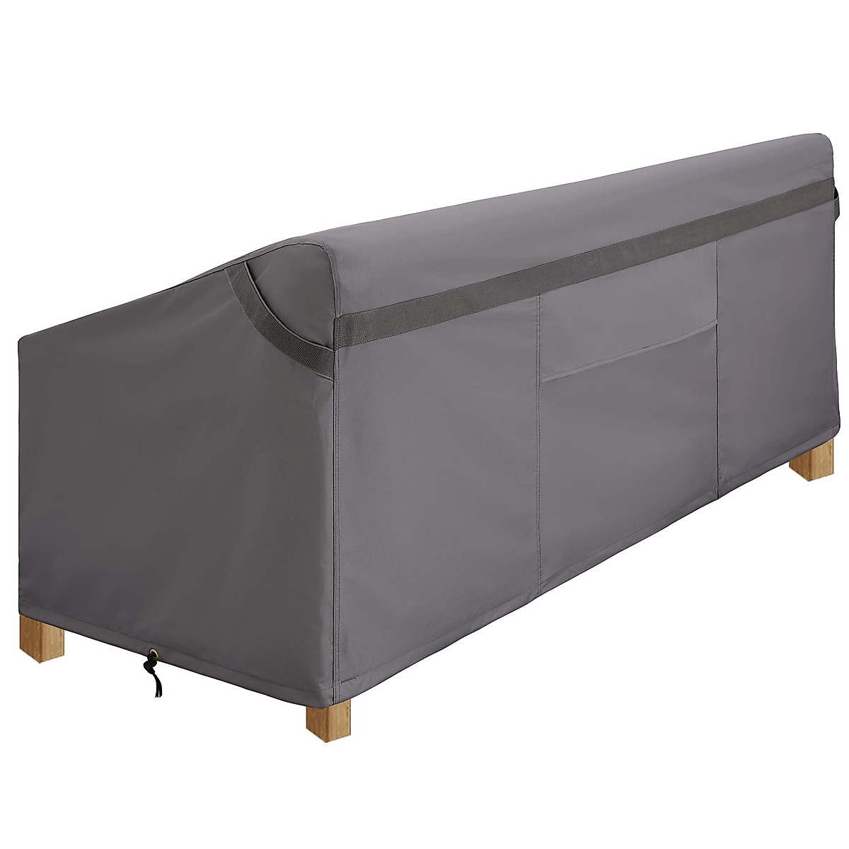 PATIOASIS Outdoor Furniture Cover Waterproof for Loveseat, 2-3 Seater Hampton Bay Patio Sofa Covers 79in L x 37in W x 35in H 600D Durable Patio Lawn Wicker Loveseat Covers