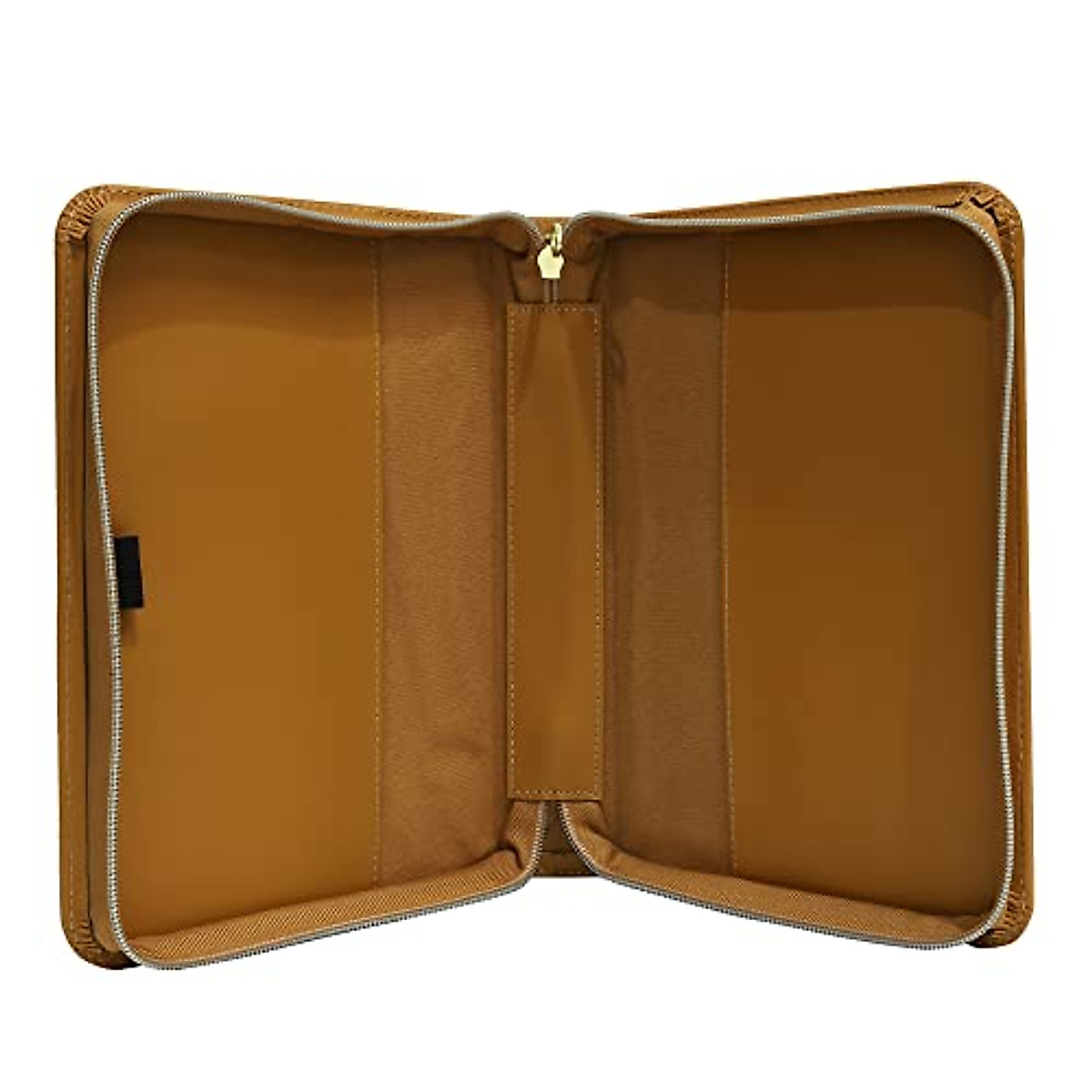 10x7 Inch Personalized Bible Cover – Create Your Own Design, Custom Bible Cover and Carrying Case with Handle – Leatherette Book Covers and Bible Case for Women - Brown (Design 5)