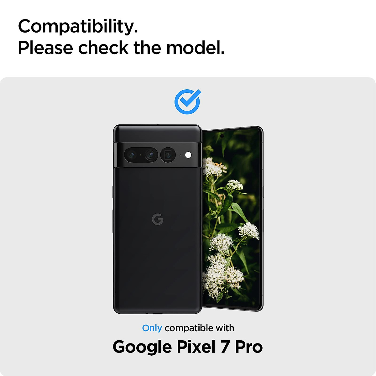 Spigen NeoFlex Screen Protector Designed for Pixel 7 Pro [Case Friendly] - 2 Pack