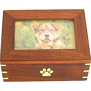 Wooden Pet Urn Box for Ashes | Wood Cremation Urns | Decorative Urns | Handmade Urn for Dog Ashes| Pet Memorial Urns | Funeral Urns