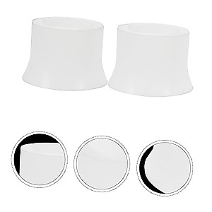 GANAZONO 2Pcs ice Cream Sealing Ring ice Cream Machine Part ice Cream Machine Silicone Ring ice Cream Accessories Store Supplies Silica Gel Soft Serve ice Cream Machine Multifunction White