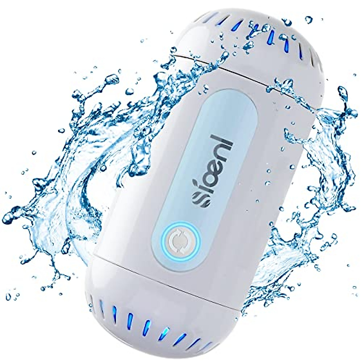 Sioenl Fruit and Vegetable Washing Machine - Dual-Core Fruit Cleaner Device in Water, Kitchen Gadgets Capsule Pesticide Purifier with OH-ion Purification Technology for Deeply Clean