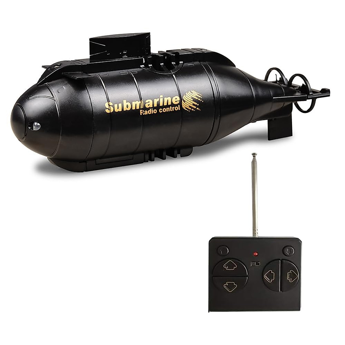 YEIBOBO ! 6 Channels Mini RC Submarine Toy (Black)