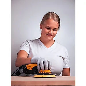 Mirka MID62520CAUS Direct Electric Random Orbital Sander, 6-Inch, Yellow, Black