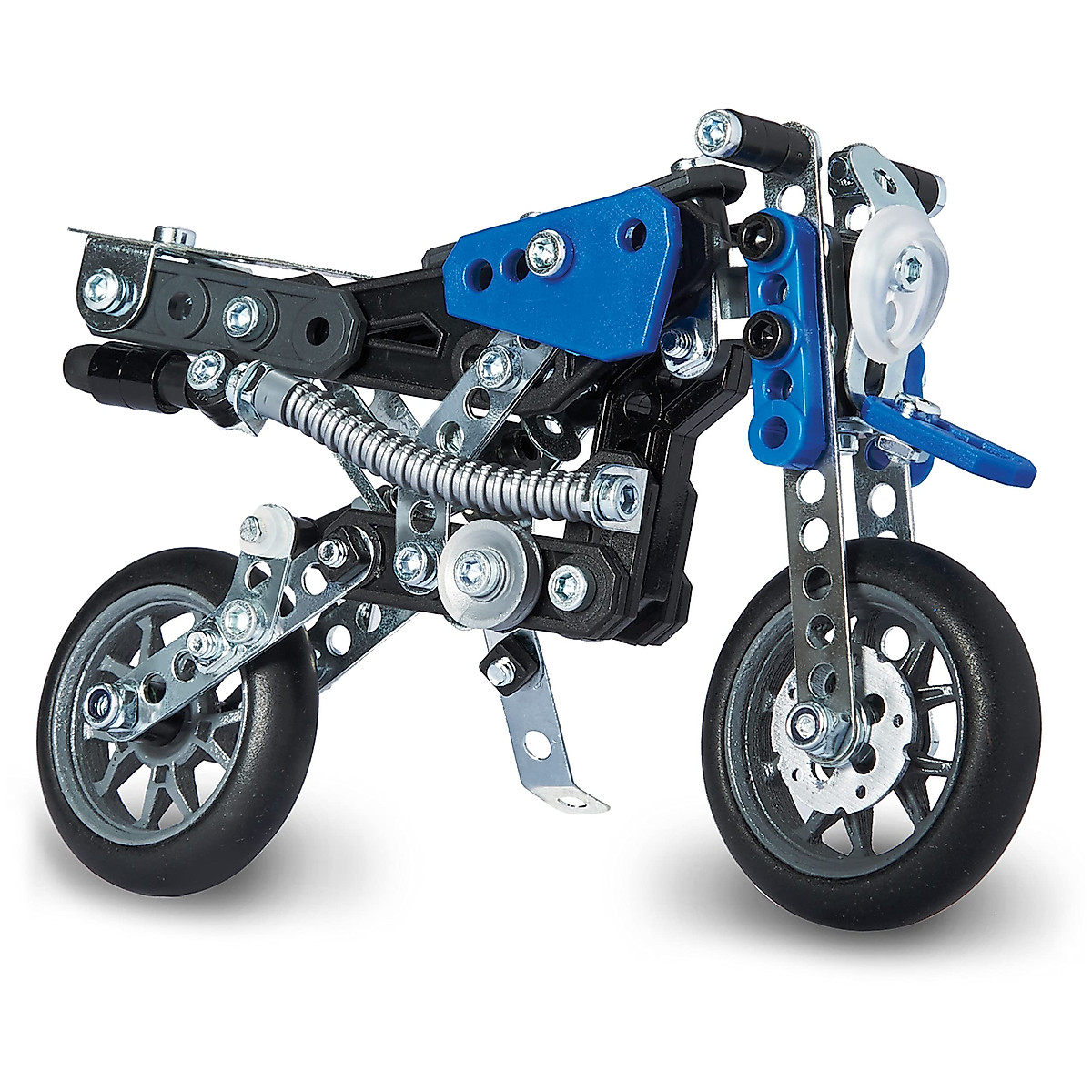 Meccano Erector, 5 in 1 Model Building Set - Motorcycles, 174 Pieces, for Ages 8 and up, STEM Construction Education Toy