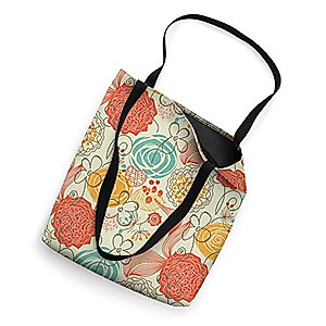 Pioneer Country Farm For Woman Vintage Turquoise Floral Tote Bag