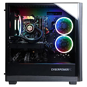 CyberpowerPC Gamer Supreme Liquid Cool Gaming Desktop Computer, Intel Core i7-11700KF 3.6GHz, 16GB RAM, 1TB SSD, NVIDIA GeForce RTX 3060 12GB, Windows 10 Home, Free Upgrade to Windows 11