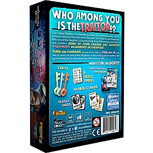 Arcane Wonders Hello Neighbor The Secret Neighbor Party Game , Blue