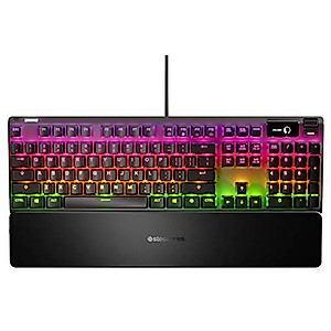 SteelSeries Apex 7 - Mechanical Gaming Keyboard – OLED Smart Display – Brown Switches - French AZERTY Layout