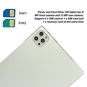 10.1 Inch Tablet Gaming Tablet with 256GB ROM 10GB RAM 8800 MAh Rechargeable for Entertainment