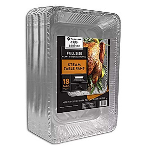 Member's Mark Aluminum Steam Table Pans, Full Size (18 ct.)