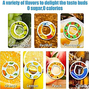 Air Up Water Bottle, 650ML Fruit Fragrance Water Bottle with 4/7 Air Up Flavour Pods, 0% Sugar Water Cup BPA Free, Sports Water Cup Suitable for Gym and Outdoor Sports (Pink+7 Pods+Brush)