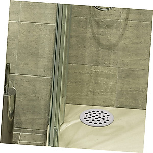BUTIFULSIC 2pcs Round Floor Drain Cover Sink Stopper Sink Sewer Cover Shower Drain Cover Sewer Draining Stoppers Bathtub Drain Cover Stainless Steel Drain Strainer Floor Drain Stopper
