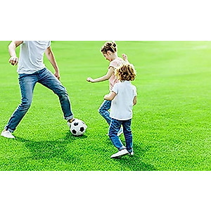 Fasmov Green Artificial Grass Rug Grass Carpet Rug 3.2' x 6.5', Realistic Fake Grass Deluxe Turf Synthetic Turf Thick Lawn Pet Turf -Perfect for Indoor/Outdoor