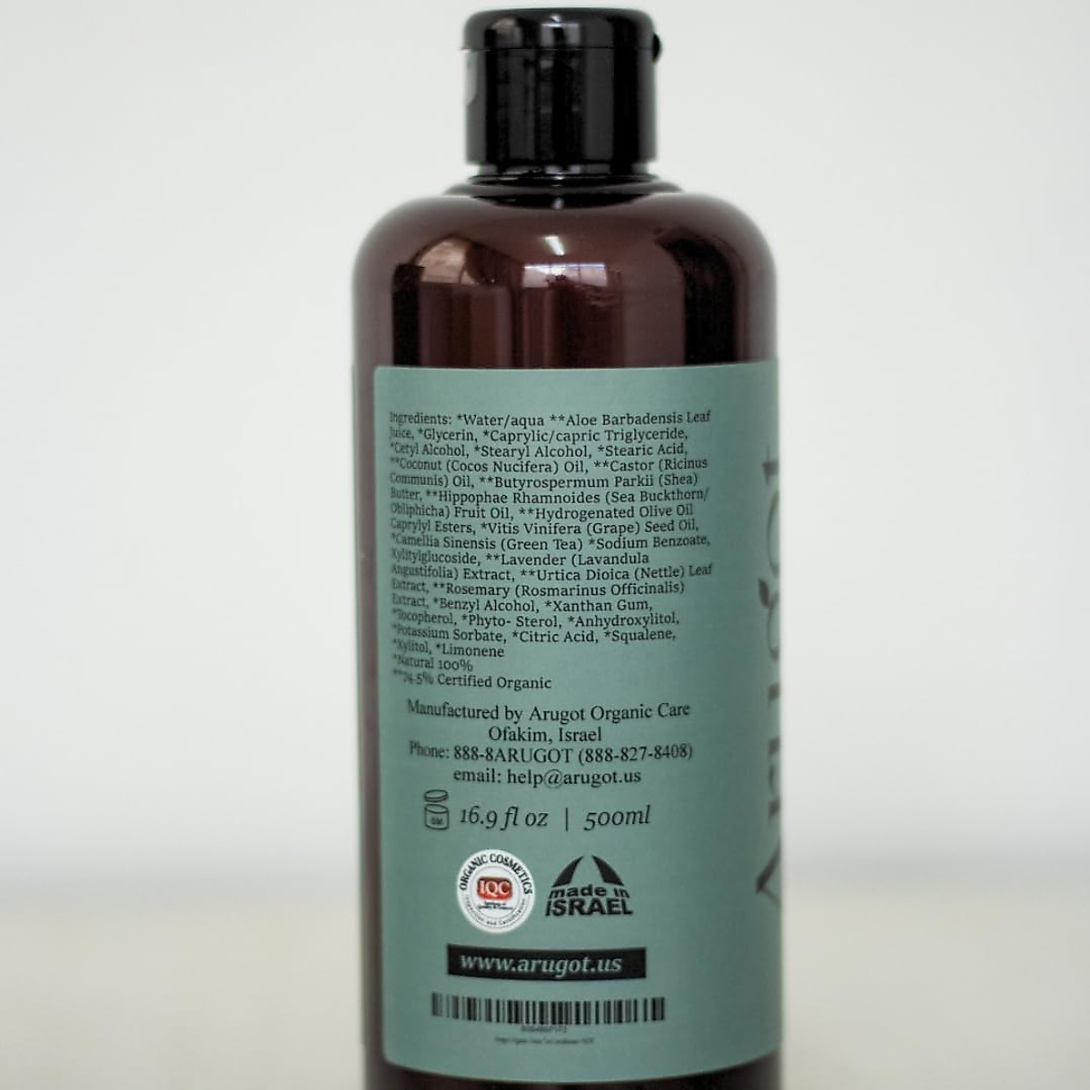 Arugot Organic Green Tea Conditioner Energizing Conditioner - Organic Green Tea Conditioner 500ml