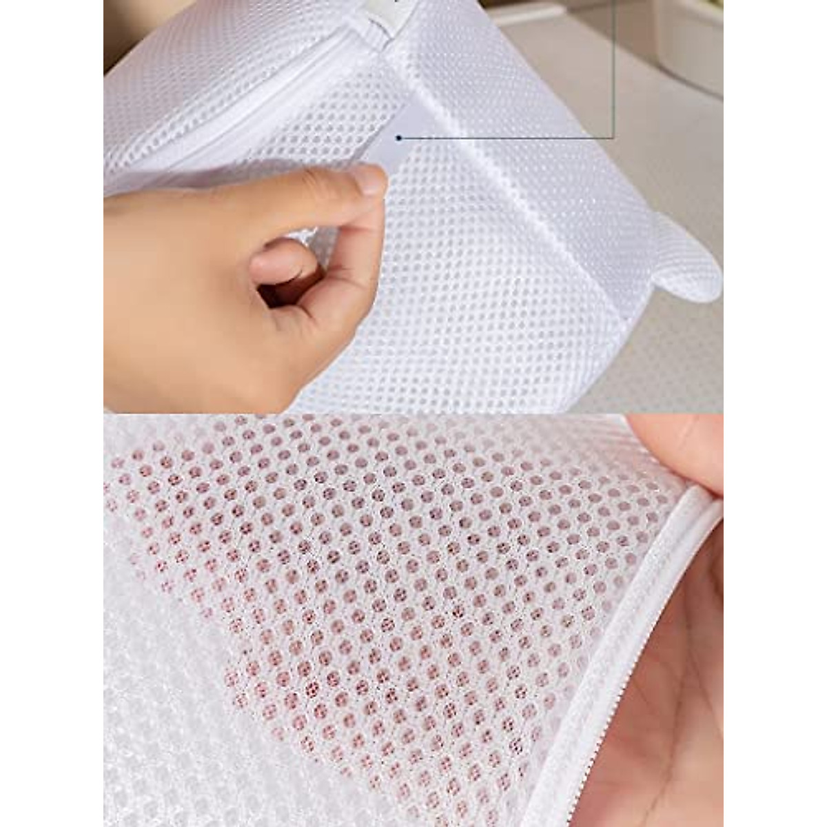 LEACIEN Bra Washing Bags for Laundry,Bras Laundry Bag for Washing Machine Delicate Wash Bag for Underwear,Lingerie,Socks,Undershirt (Bear Set)