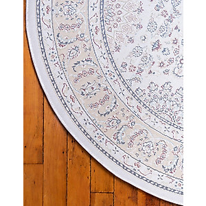 Unique Loom Narenj Collection Classic Traditional Repeating Pattern Green Area Rug (5' 0 x 8' 0)