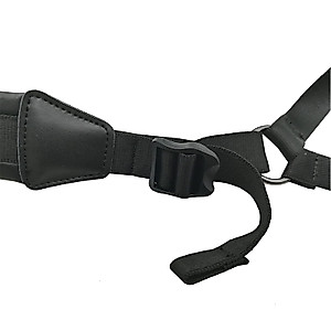 Xinlinke Saxophone Harness Sax Strap No Stress on Neck Soft Shoulder Padded for Alto Tenor Baritone Clarinet,Large Size