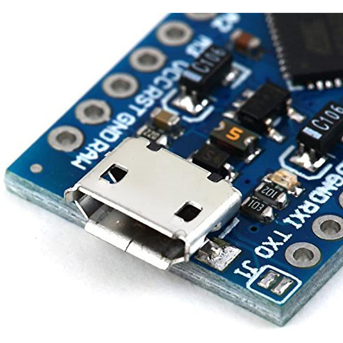 RedTagCanada Pro Micro Atmega32U4 5V 16MHz Bootloadered IDE Micro USB Pro Micro Board Microcontroller Compatible for Arduino (2, Pro Micro ATmega32U4 Micro-USB)