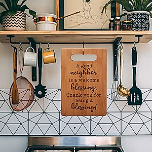 MY-ALVVAYS Housewarming Gifts for Neighbor, House Warming Cutting Board, First New Home House Homeowner Gifts for Neighbor - MCB030
