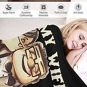 Gifts to My Wife Throw Blanket Anniversary Wedding Gift for Wife from Husband Romantic Gift for Her Birthday Christmas Valentine's Mother's Day Bed Blanket for Sofa Couch Living Room 50 x 60 inch