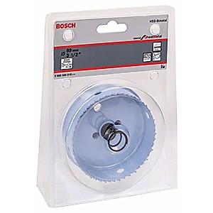 Bosch Professional 2608584810 Sheetmetal Holesaw 89, Black/Blue, 89 mm