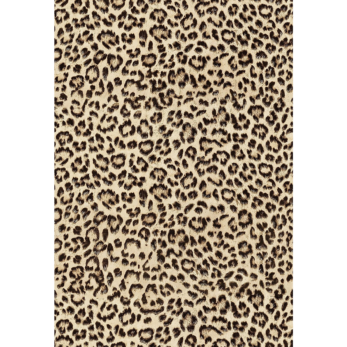 Simon&Siff Leopard Peel and Stick Wallpaper 17.3"x60" Black/Brown Vintage Animal Removable Wallpaper Renter Friendly Waterproof Modern Contact Paper for Bedroom Bathroom Cabinet