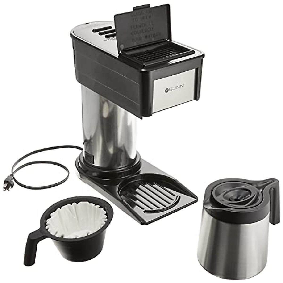 BUNN BT BT Speed Brew 10-Cup Thermal Carafe Home Coffee Brewer, Black