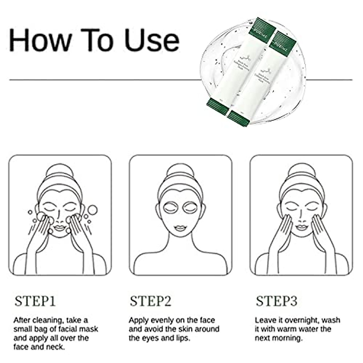 Korean Collagen Firming Mask, Korean Wash-Free Collagen Firming Mask, Collagen Lifting Firming Anti-Aging Face Mask, Portable Wash-Free Sleeping Face Mask for Women & Men (20PCS)