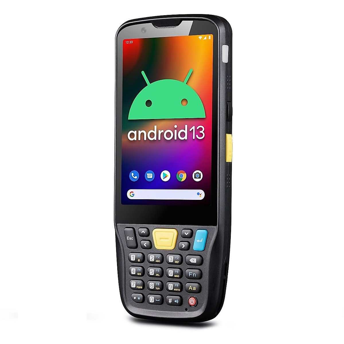 Chainway MC62 Wireless Android Barcode Scanner Handheld with Integrated Zebra 2D/1D/QR Code Reader, Android 13, Google Play, WiFi, NFC, GPS, Bluetooth, Keypad, for Inventory Scanning (Build Your Own)