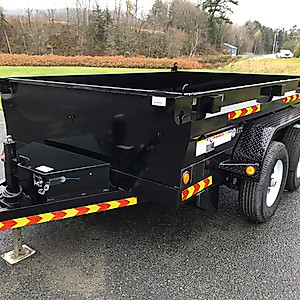 STARREY Reflective Tape Red & Yellow 1 in X 15 FT Waterproof Self Adhesive Trailer Safety Caution Reflector Conspicuity Tape for Trucks Cars