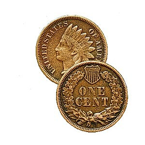 1862 Copper-Nickel Indain Cent Penny