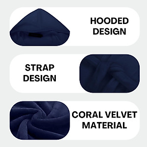 LOSORN ZPY Baby Bathrobe,Long Sleeve Hooded Bathrobe for Girls and Boys,Warm Bathrobe for Toddlers.