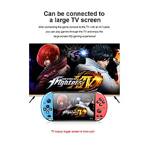 Kajiali Handheld Game Console 5.1 Inch Large Screen Retro Game Console Built-in 1000+ Games Support HD TV Output Video Game Consoles Support TF Card Game Console Birthday Gifts for Kids Adults