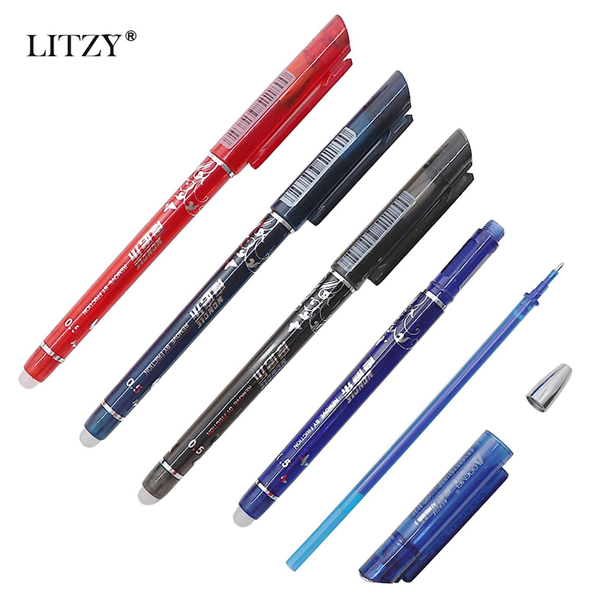 Erasable Pen Pen Blue/Black Student Stationery Pen Multifunctional Gel Pen 0.5mm Nib Writing Smooth and Strong Quality 3pcs6pcs