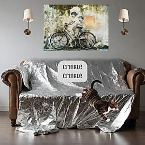 Pet Repeller Furniture Pad Sofa & Couch Mat, SILVER, 72"