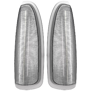 Recon 264120CL LED Side Mirror Lens 2003-2007 Ford F250/F350 Super Duty & Excursion (2 Piece Set) - Clear Lens