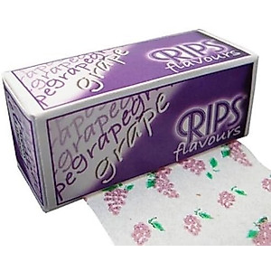 Rips 'Grape' Flavoured Cigaretter Rolling Papers - 24 Rolls