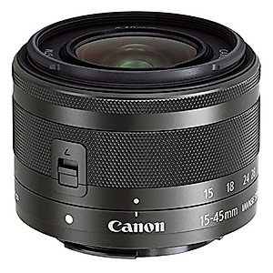 Canon EOS M50 Mirrorless Digital Camera Video Kit with 15-45mm Zoom Lens + Shot-Gun Microphone 6 + LED Always on Light+ 128GB Card, Gripod, Case, and More (18pc Video Bundle)