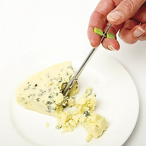 Norpro 1363 Stainless Steel Olive Stuffer, with Comfort Grips, 5.25", Green