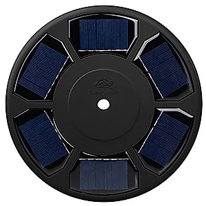 Sunnytech 2023 3rd Generation Black - Solar Power Flag Pole Flagpole Light Guarantee - Biggest Size - Best Solar Flag Light in The World