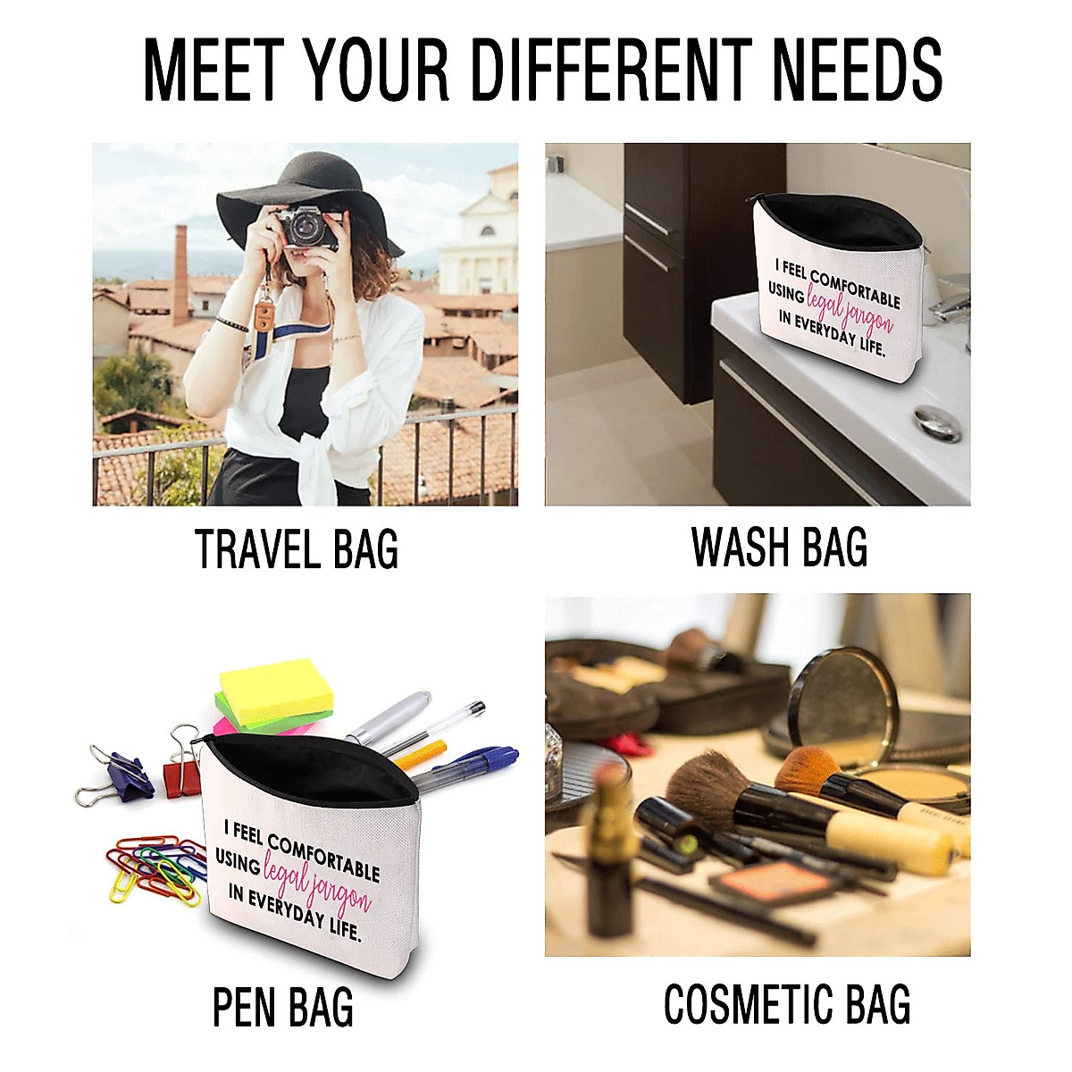 I Feel Comfortable Using Legal Jargon In Everyday Life Storage Bag Law Student Gift Law S Graduation Gift (Feel Comfortable bag)