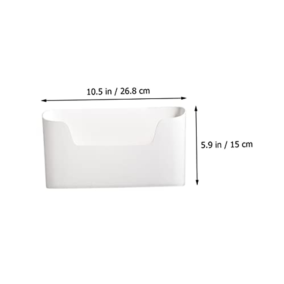 Alipis 1Pc wall storage box office refrigerator storage shelves plastic tabletop shelf refrigerator shelf bin Seasoning Holder desk topper shelf Storage Shelf Kitchen Accessory hanging