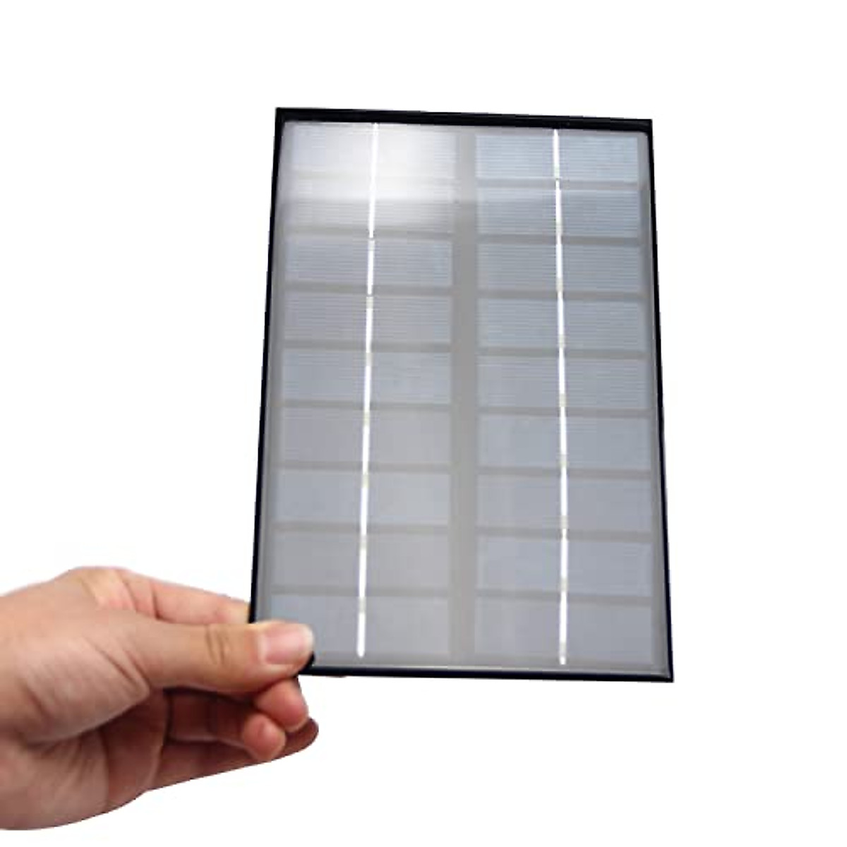 Fielect Mini Solar Panels 9V 3W Small Solar Panel Charger Polysilicon Solar Epoxy Cell Charger DIY Solar System Kit, 195x125mm